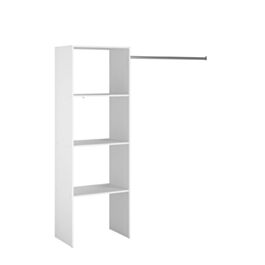 Dressing Combi Module B Colonne Penderie 160x180x40cm blanc - EKIPA ...